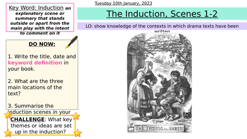 The Taming of the Shrew - full unit of work | Teaching Resources