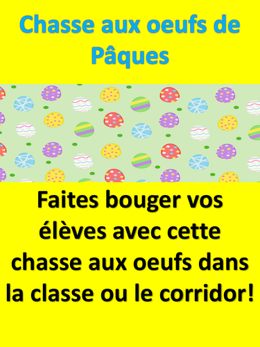 Chasse aux oeufs de Pâques | Teaching Resources