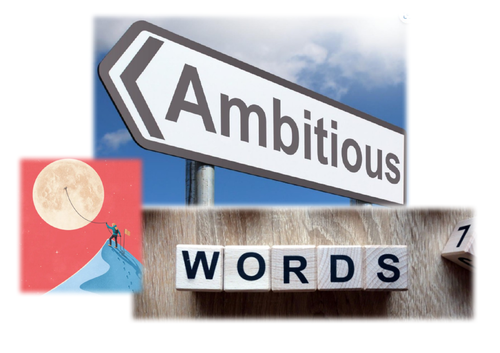 50 ambitious words display | Teaching Resources