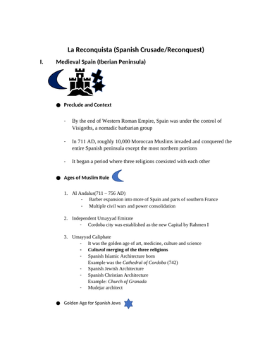 La Reconquista Christian Reconquest of Spain History of Medieval Europe ...