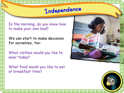 Independence - EYFS PSHE | Teaching Resources