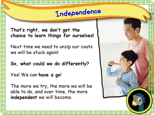 Independence - EYFS PSHE | Teaching Resources
