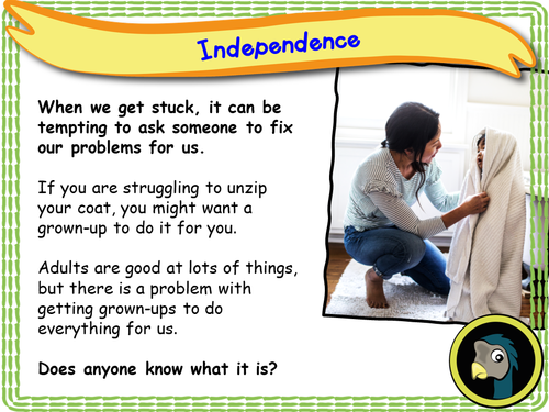 Independence - EYFS PSHE | Teaching Resources