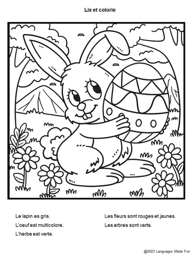 Pâques - Easter Activities in French | Teaching Resources