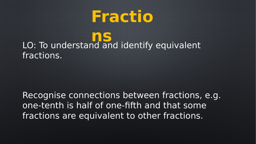 Introduction to Fractions - Equivalent Fractions KS2 | Teaching Resources
