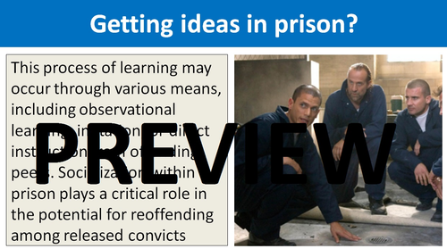 Differential association theory - AQA A Level Psychology (Forensic ...