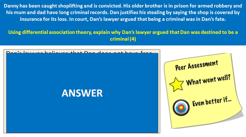 Differential association theory - AQA A Level Psychology (Forensic ...