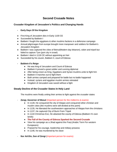 The Second Crusade History of Medieval Europe And The Crusades ...