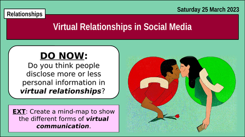 A-Level Psychology - VIRTUAL RELATIONSHIPS IN SOCIAL MEDIA ...
