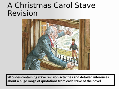 Stave Revision A Christmas Carol | Teaching Resources