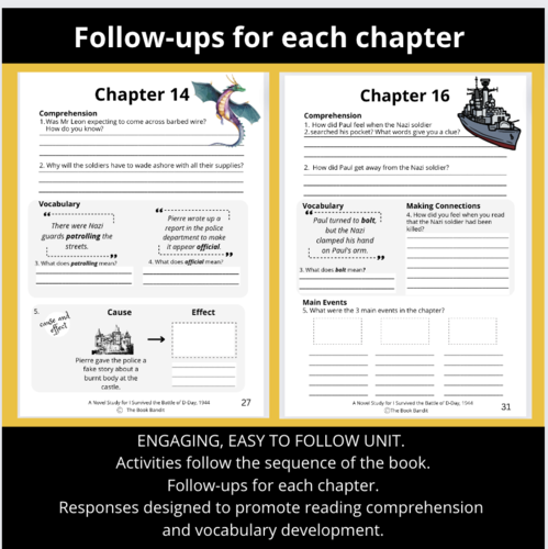 I SURVIVED The Battle of D-Day, 1944 - NOVEL STUDY and Reading ...