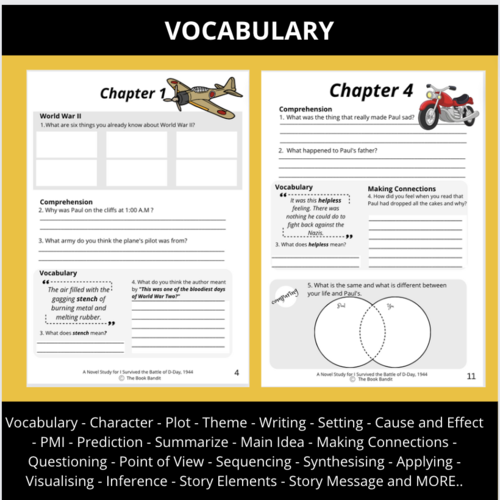 I SURVIVED The Battle of D-Day, 1944 - NOVEL STUDY and Reading ...