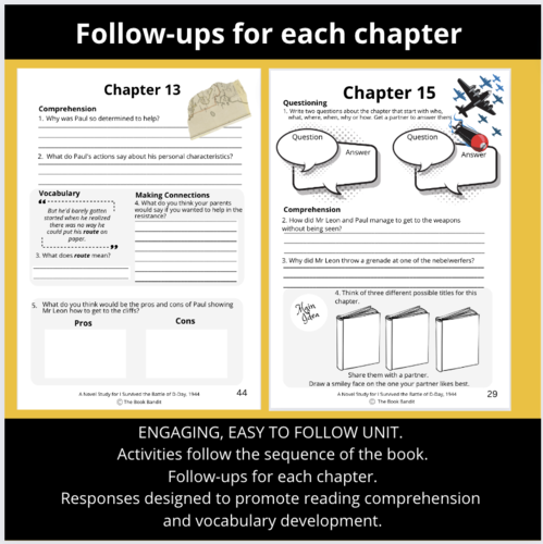 I SURVIVED The Battle of D-Day, 1944 - NOVEL STUDY and Reading ...