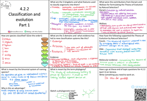 OCR A level Biology Module 4 Revision Grid | Teaching Resources