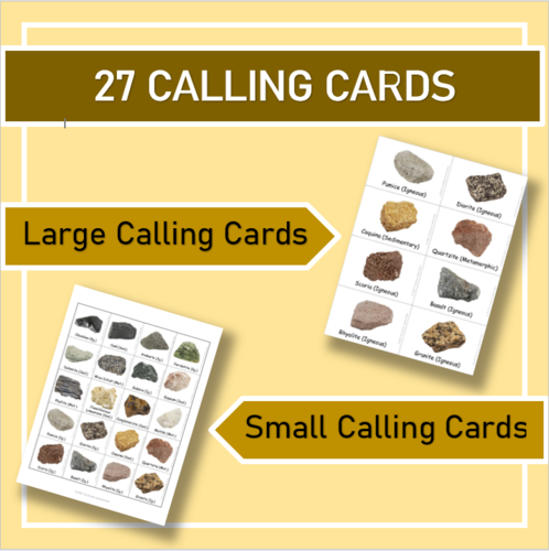 Rocks BINGO GAME | Geology BINGO GAME | Teaching Resources