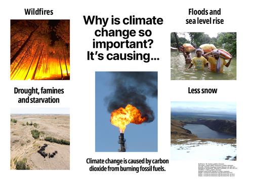 What is climate change, how to stop climate change poster and worksheet ...