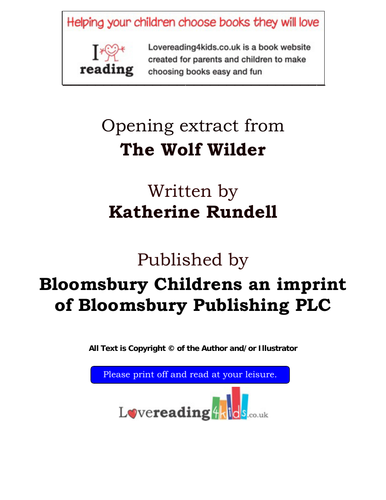 The Wolf Wilder - Reading Comprehension Lesson! | Teaching Resources