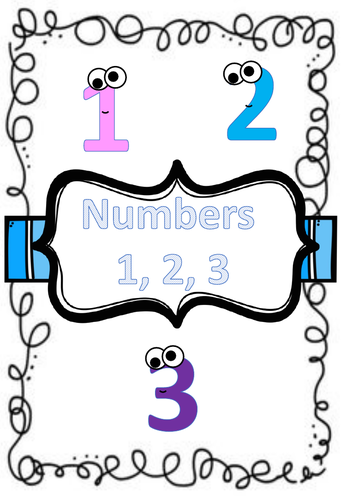 Numbers 1 to 3 | Teaching Resources