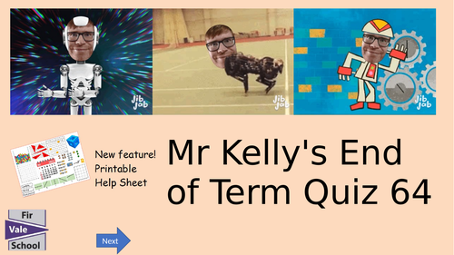 Mr Kelly's Fun Maths Reward Quiz 64 | Teaching Resources