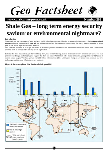 Edexcel The Carbon Cycle and Energy Security - L8 - Fossil Fuels | Teaching Resources
