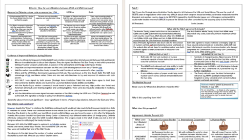 Detente SALT I Helsinki Accords Apollo Soyuz | Teaching Resources