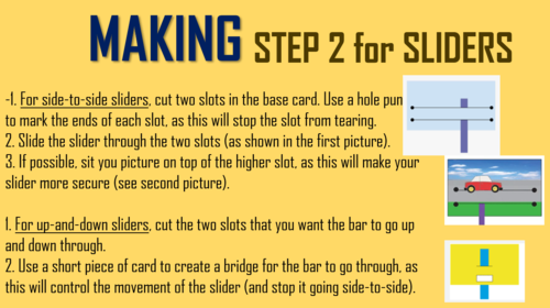 DT Mechanisms - KS1 Sliders and Levers - Making! | Teaching Resources DT Mechanisms - KS1 Sliders and Levers - Making! | Teaching Resources