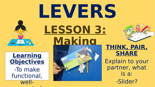 DT Mechanisms - KS1 Sliders and Levers Bundle! | Teaching Resources