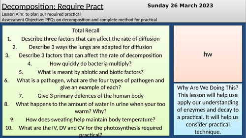 Lesson resources_AQA GCSE_B7_ecology_triple | Teaching Resources