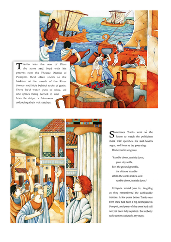 Escape From Pompeii Newspaper Report | Teaching Resources