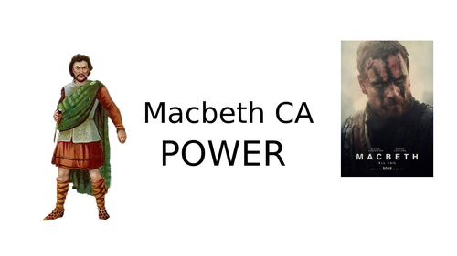 Theme of Power in Macbeth | Teaching Resources
