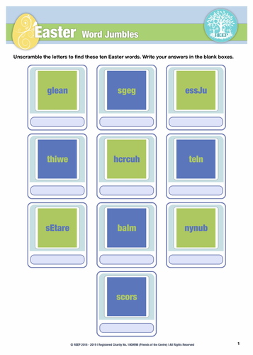 EAL Activities - Easter | Teaching Resources