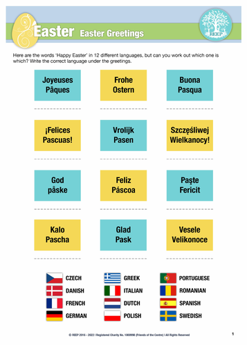 EAL Activities - Easter | Teaching Resources