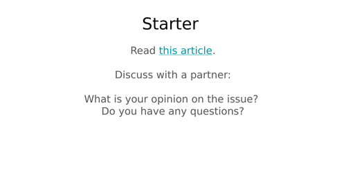 Debate Club 7-week planning and resources (aimed at UKS2) | Teaching ...