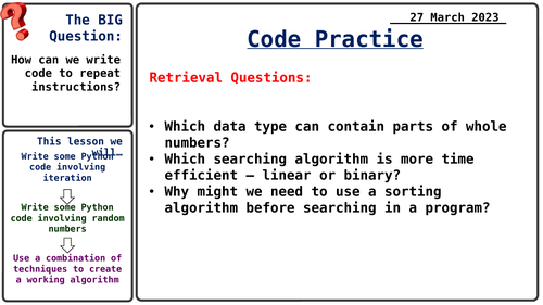 GCSE AQA Exam style Python Question 4 | Teaching Resources GCSE AQA Exam style Python Question 4 | Teaching Resources