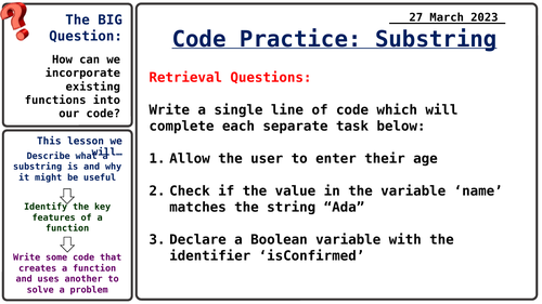 GCSE AQA Exam style Python Question 5 | Teaching Resources GCSE AQA Exam style Python Question 5 | Teaching Resources