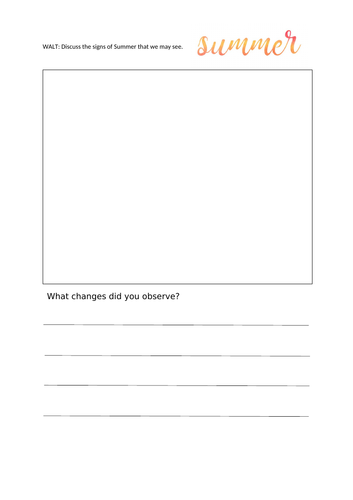 Science Season Activity Sheet Pack | Teaching Resources