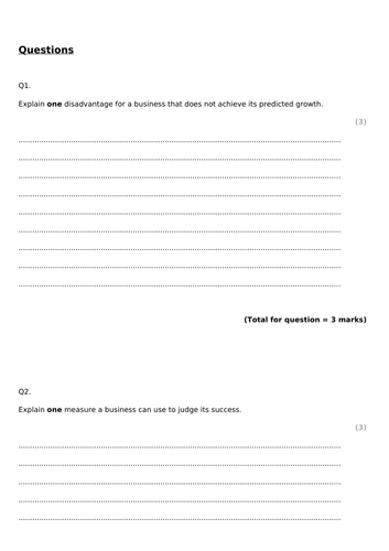 iGCSE Business Topic 2 - People in Business | Teaching Resources