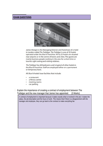 iGCSE Business Topic 2 - People in Business | Teaching Resources