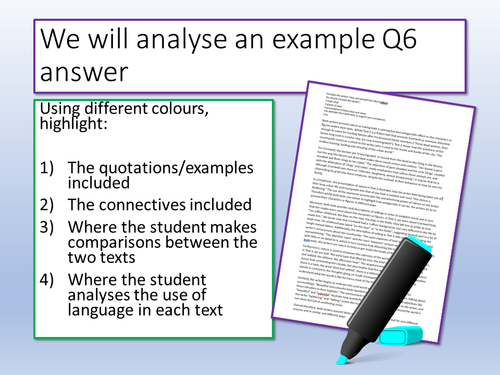 Edexcel 2.0 Q6 Model Answer | Teaching Resources