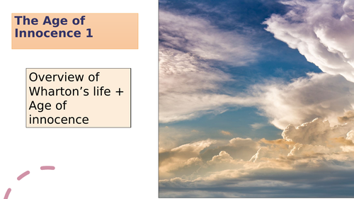 Power point -Age of Innocence Edith Wharton | Teaching Resources