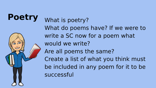 Year 5 Alien Poetry | Teaching Resources