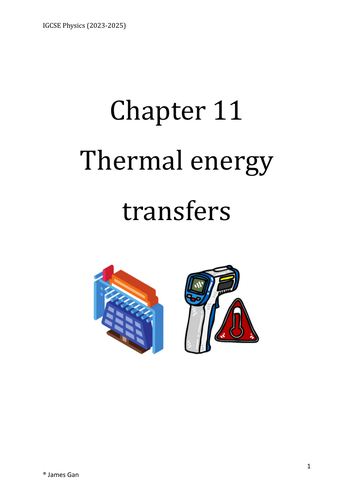 (Chapter 11/25) IGCSE Physics - Thermal Energy Transfer [2023-2025 ...