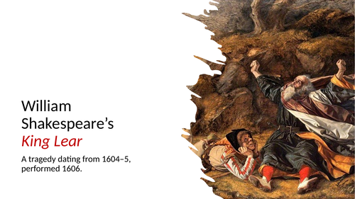 Shakespeare's King Lear | Teaching Resources