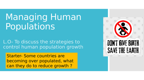 Human Population Gcse Teaching Resources