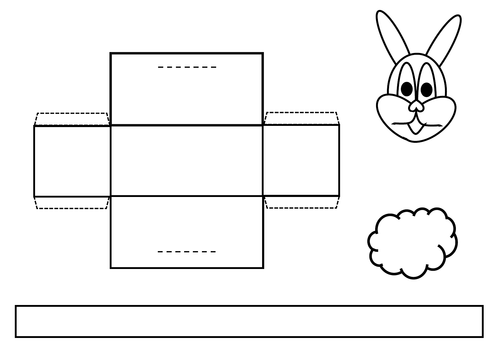 Easter Bunny Basket Template and Lesson | Teaching Resources