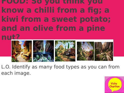 Tutor Time Activity: Identify the Food Types | Teaching Resources