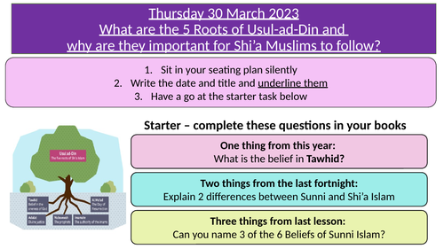 Five Roots of Usul Ad Din (Shi'a Islam) | Teaching Resources