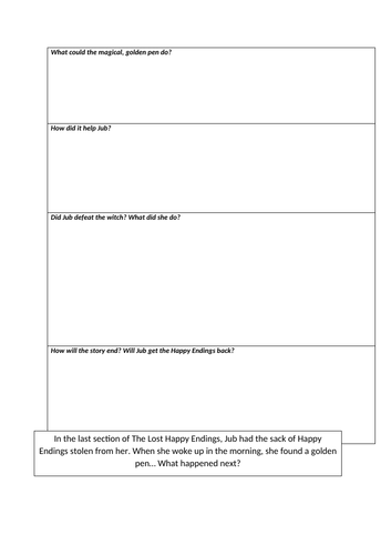 The Lost Happy Endings Resources KS2 | Teaching Resources