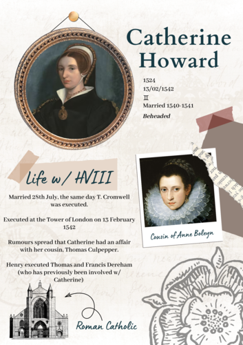 Henry VIII's Wives - 6 Posters | Teaching Resources