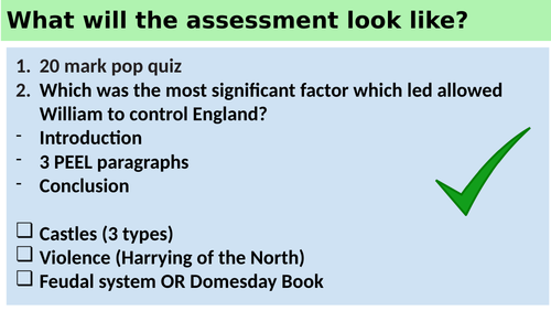 KS3 Norman Conquest of England 1066 SOW | Teaching Resources